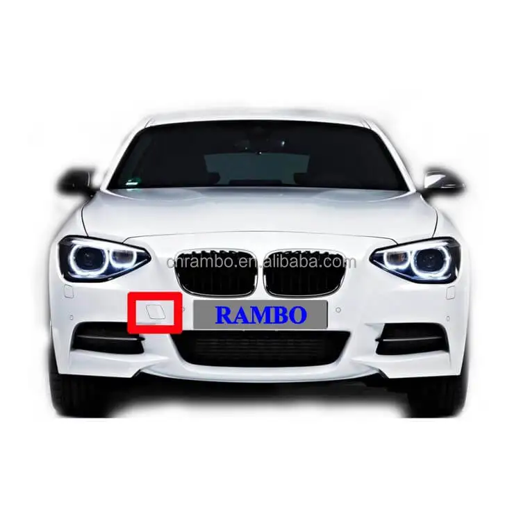 OEM 51118053828 Front Bumper Tow Hook Cover for BMW 1 Series