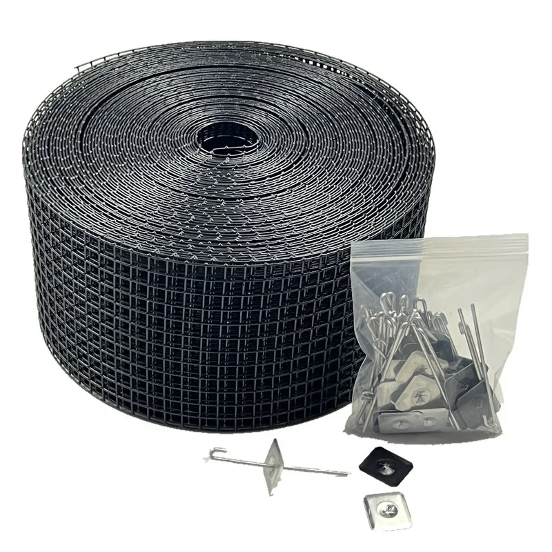 6"100' Solar Panel Mesh Solar Panel Deterrent Hooks Clips Solar Panel ...