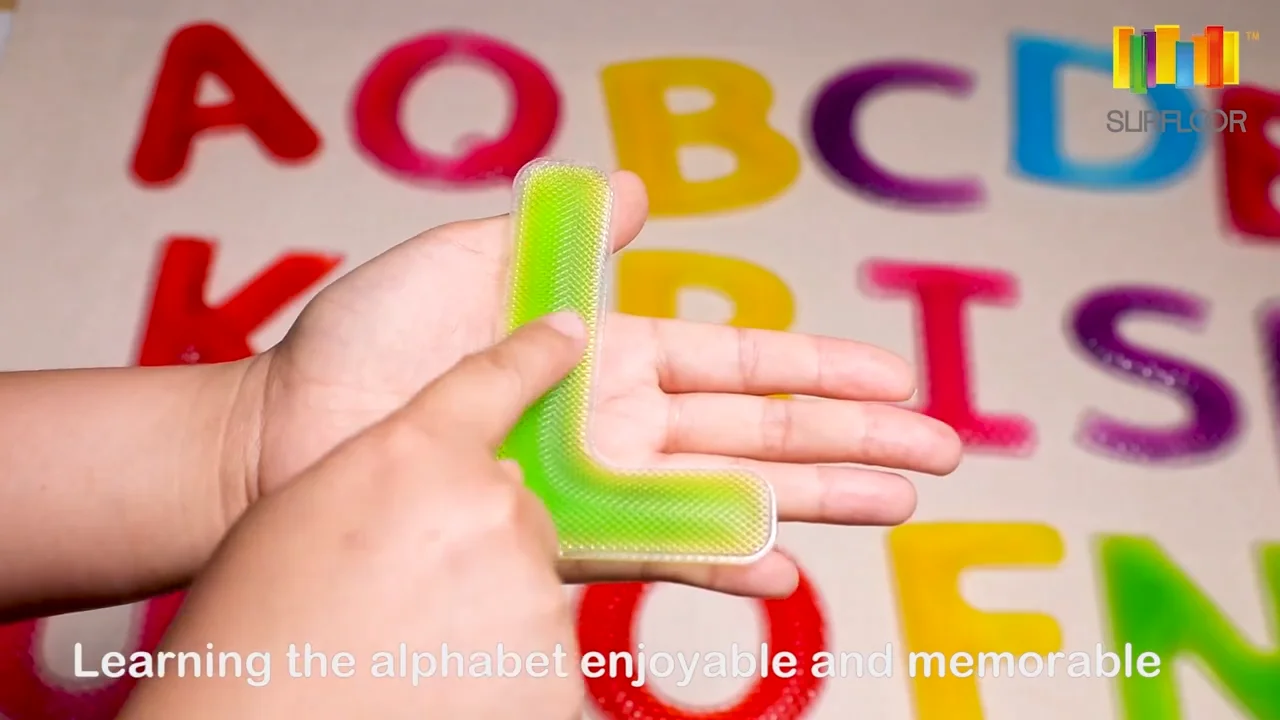 Juguete Sensorial Kids Learning Montessori Gel Letters Squishy Alphabet ...