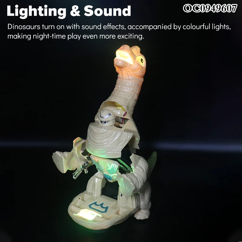 Deformed Robot Kids Plastic Electric Dinosaur Toy For Toddler With ... Deformed Robot Kids Plastic Electric Dinosaur Toy For Toddler With ...