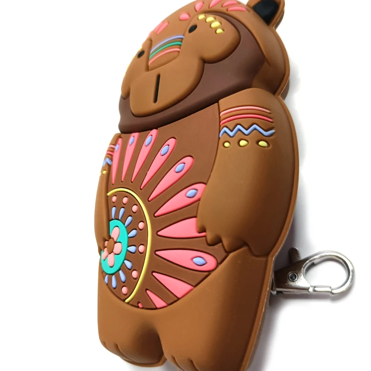 Customised Cute Cartoon Fries Burger Coin Purse Food Grade ...