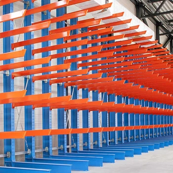 Heavy Duty Cantilever Racks Beam Racking For Steel Tube Storage - Buy ...