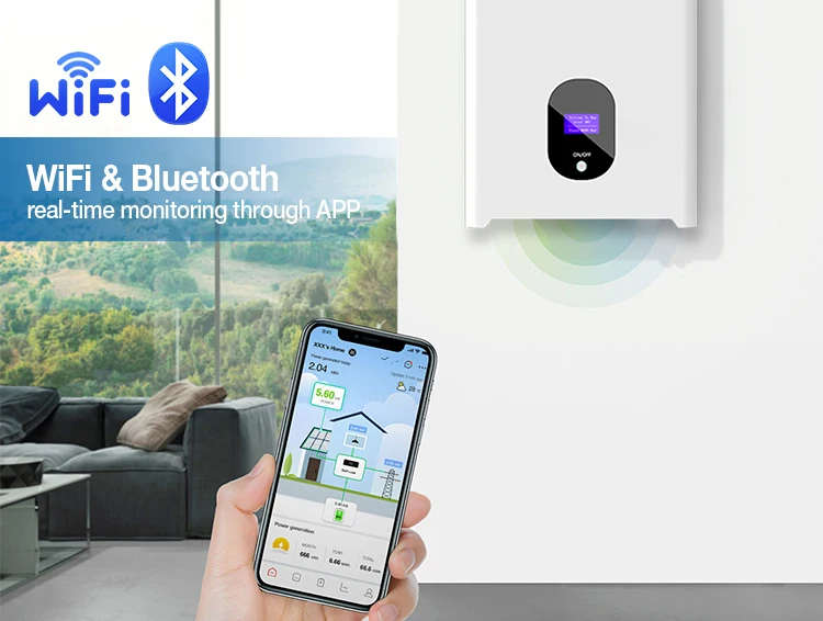 Touchscreen Lifepo4 Powerwall Battery - 48V 51.2V 200ah