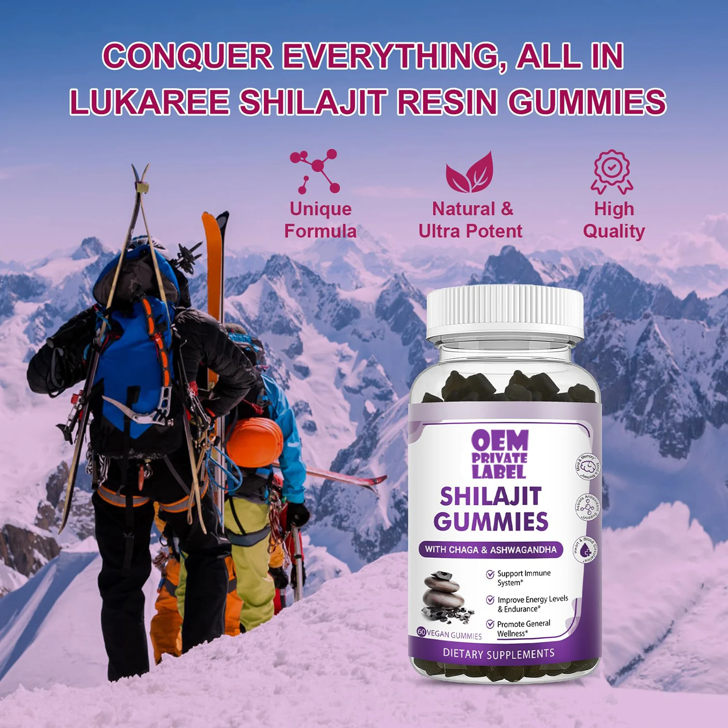 Wholesale Shilajit Gummies Shilajit Pure Himalayan Organic Shilajit ...