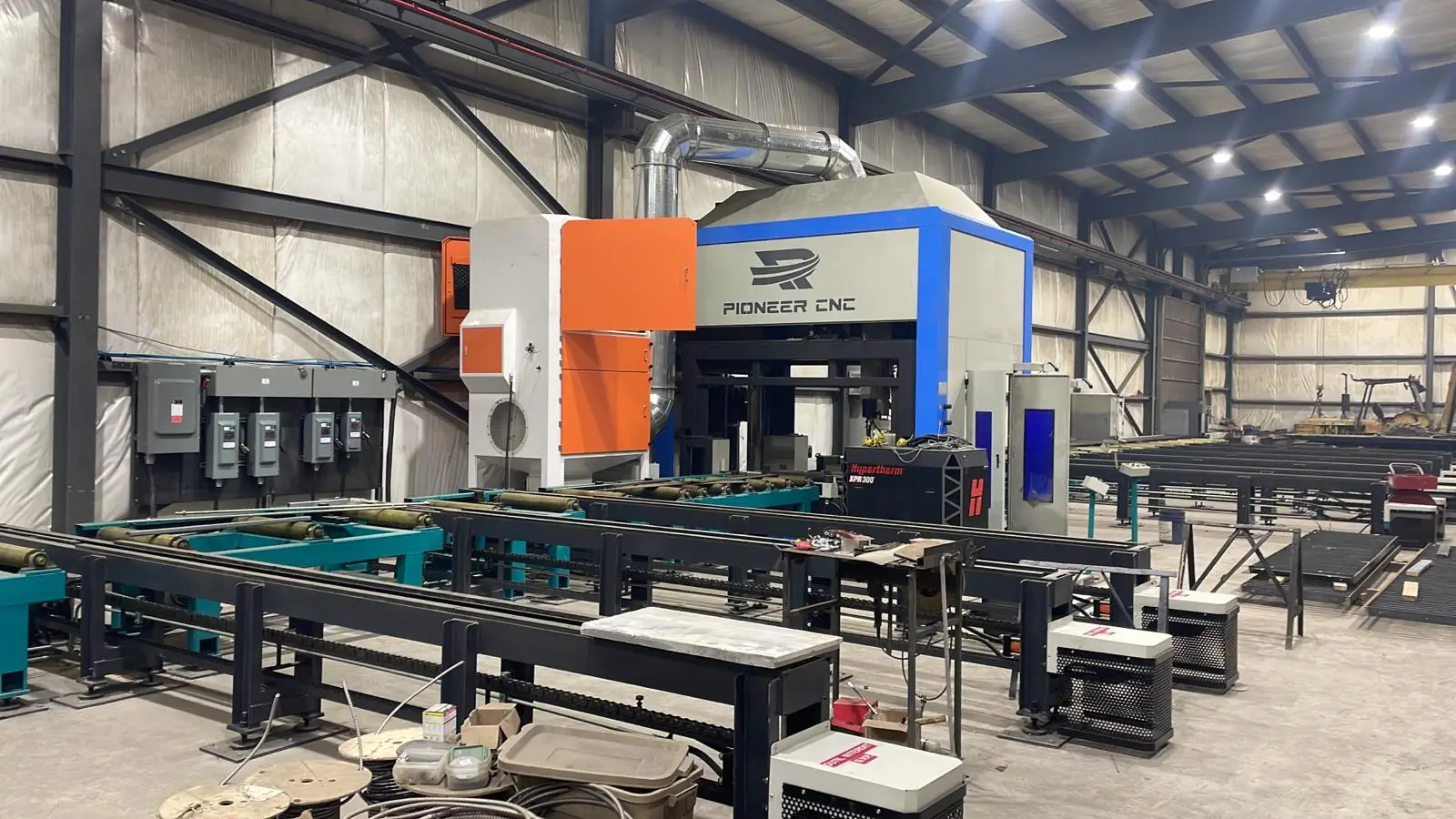 Steel Metal h Beam Laser Cutting Machine Robot Line | Automatic h Beam ...