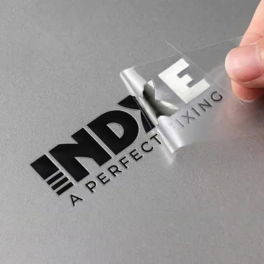 Logo Sticker Peel off Decal - Custom Silk Screen Printing