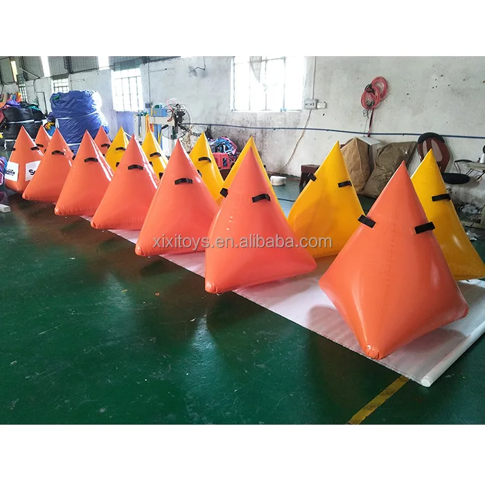 Inflatable Pyramid Water Buoys - Safety for Open Water Events