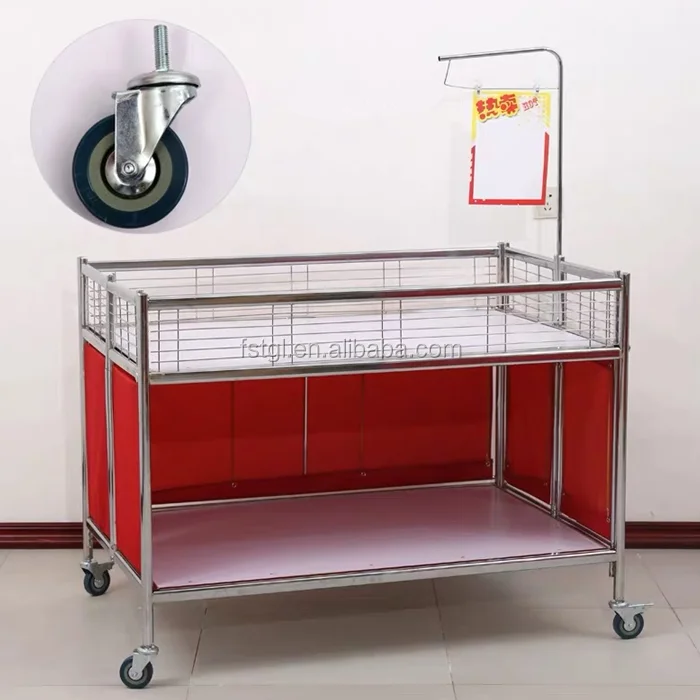 Modern Exhibition Stand - Promotion Table Metal Supermarket
