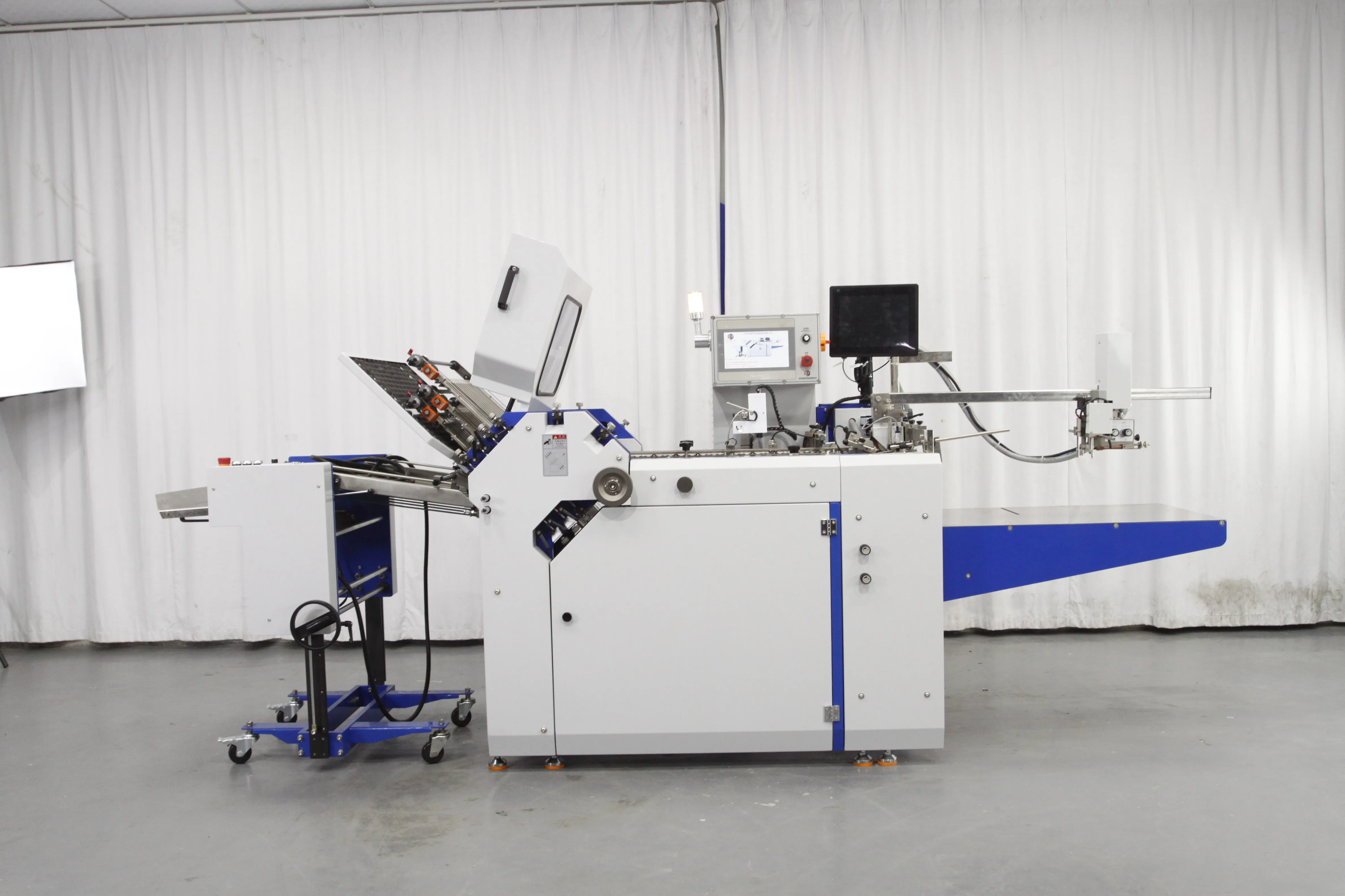 Commercial Use Documents Manual Leaflet Digital Paper Folding Machine ...