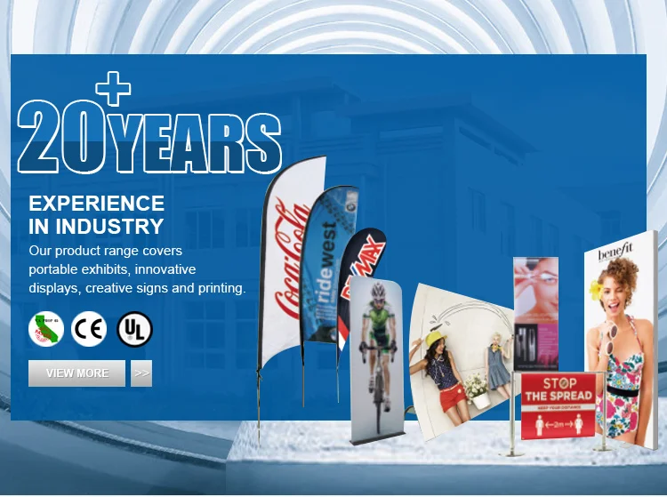 Adjustable 8x8ft Telescopic Large Banner Stand Step and Repeat Banner ...