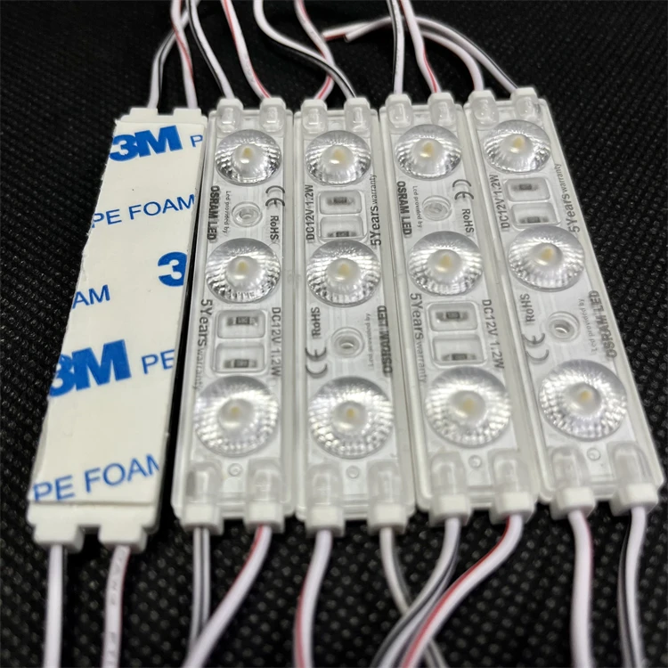 SMD2835 3LED Module - 1.2W Cold White IP65 Waterproof Light