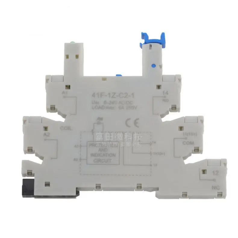 Ultra-thin Relay Module Module 41f-1z-c2-1 6a 24vdc Base - Buy Slim ...