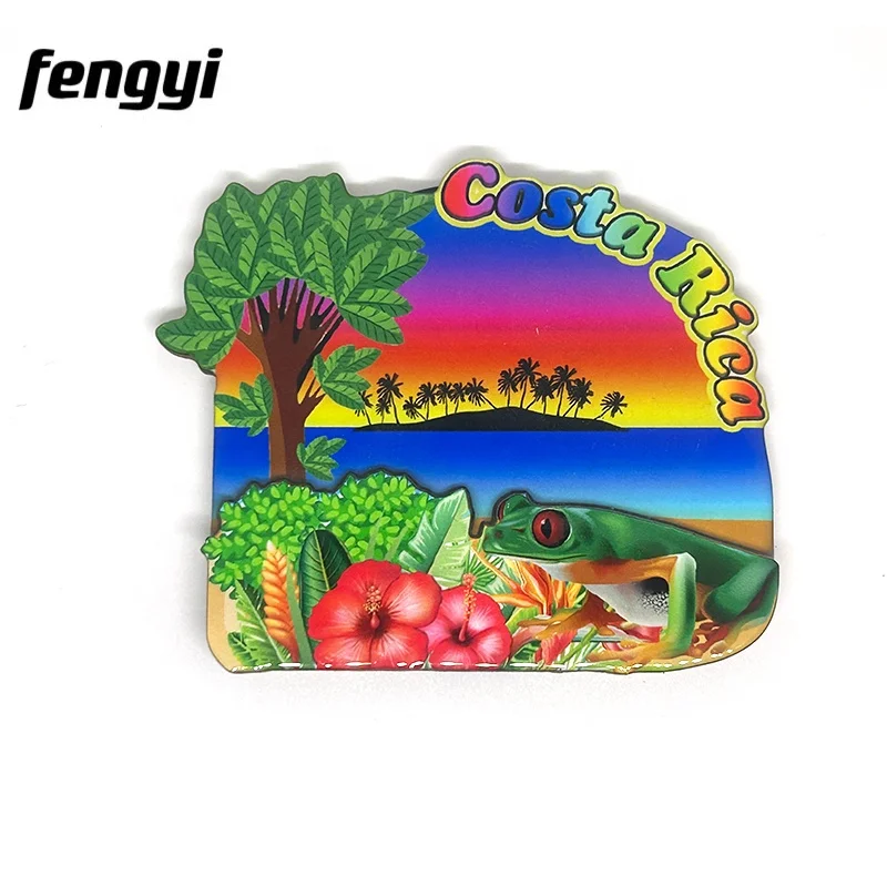 Wholesale Mdf Wood Epoxy Fridge Souvenir Magnets Costa Rica Souvenirs ...