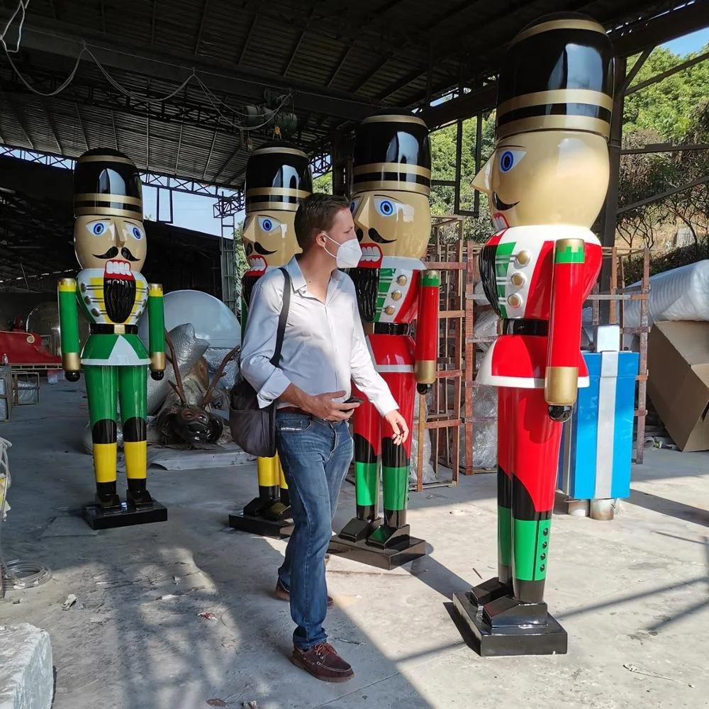 8 Feet Life Size Outdoor Fiberglass Christmas Nutcracker Display - Buy ...