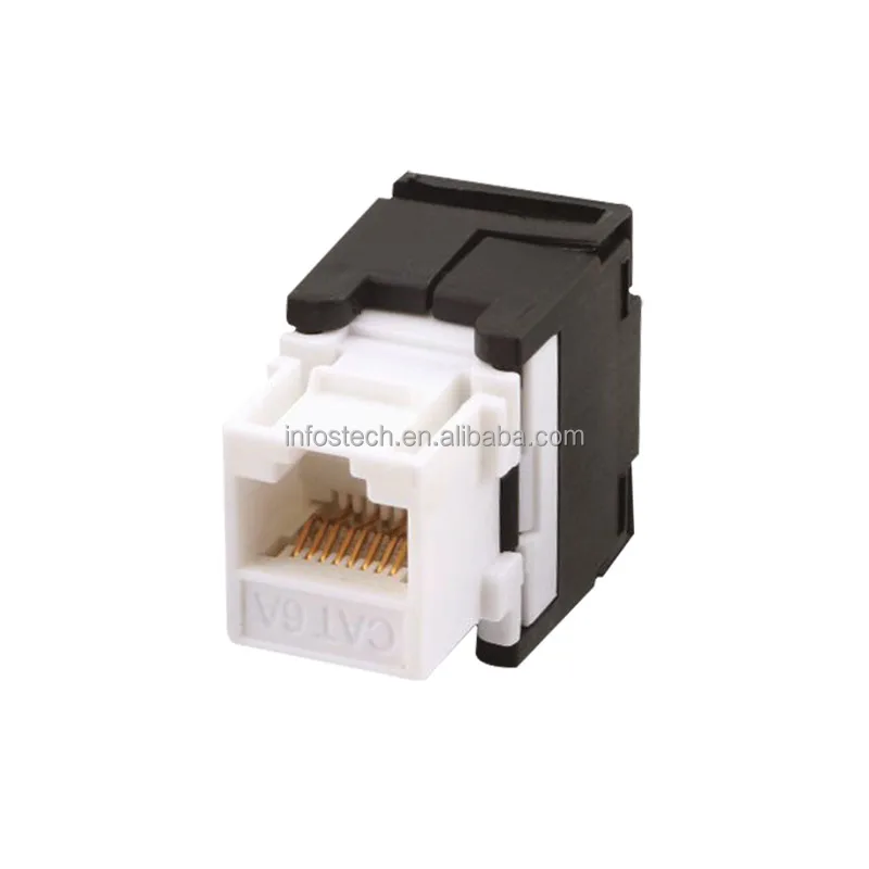 Renbao Network Tool Free Cat5e/cat6 Utp Punch Down 180 Degree Rj45 Unshielded Keystone Jack ...