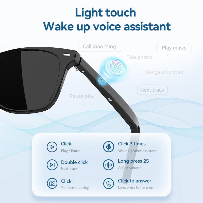 Alibaba.com: Intelligent Wireless Smart Audio Glasses Bluetooth ...