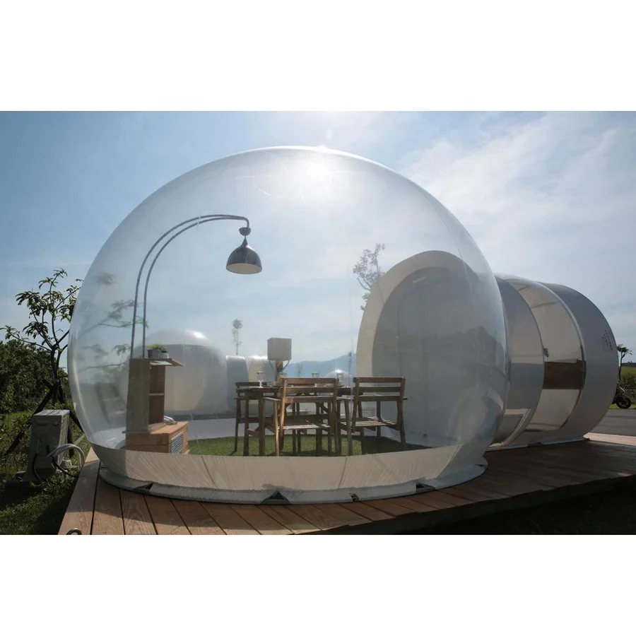 Transparent Dome Tent - Eco-Friendly Inflatable Igloo