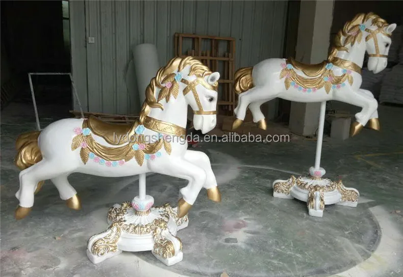 Birthday Party Decorations Kids Carousel Horse Figuras For Plolyresin Sculpture - Buy Antique ...