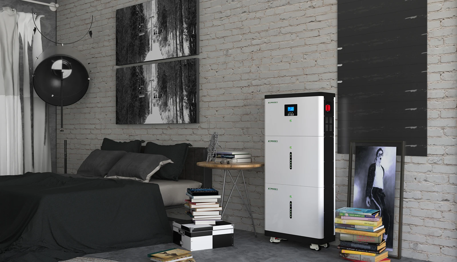 Joykoo 51.2v100ah Lifepo4 Battery Off Grid Stackable Power Bank Station ...