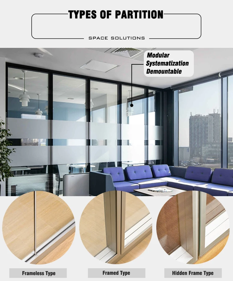 Modular Partition Wall - Glass Office Furniture Solutions