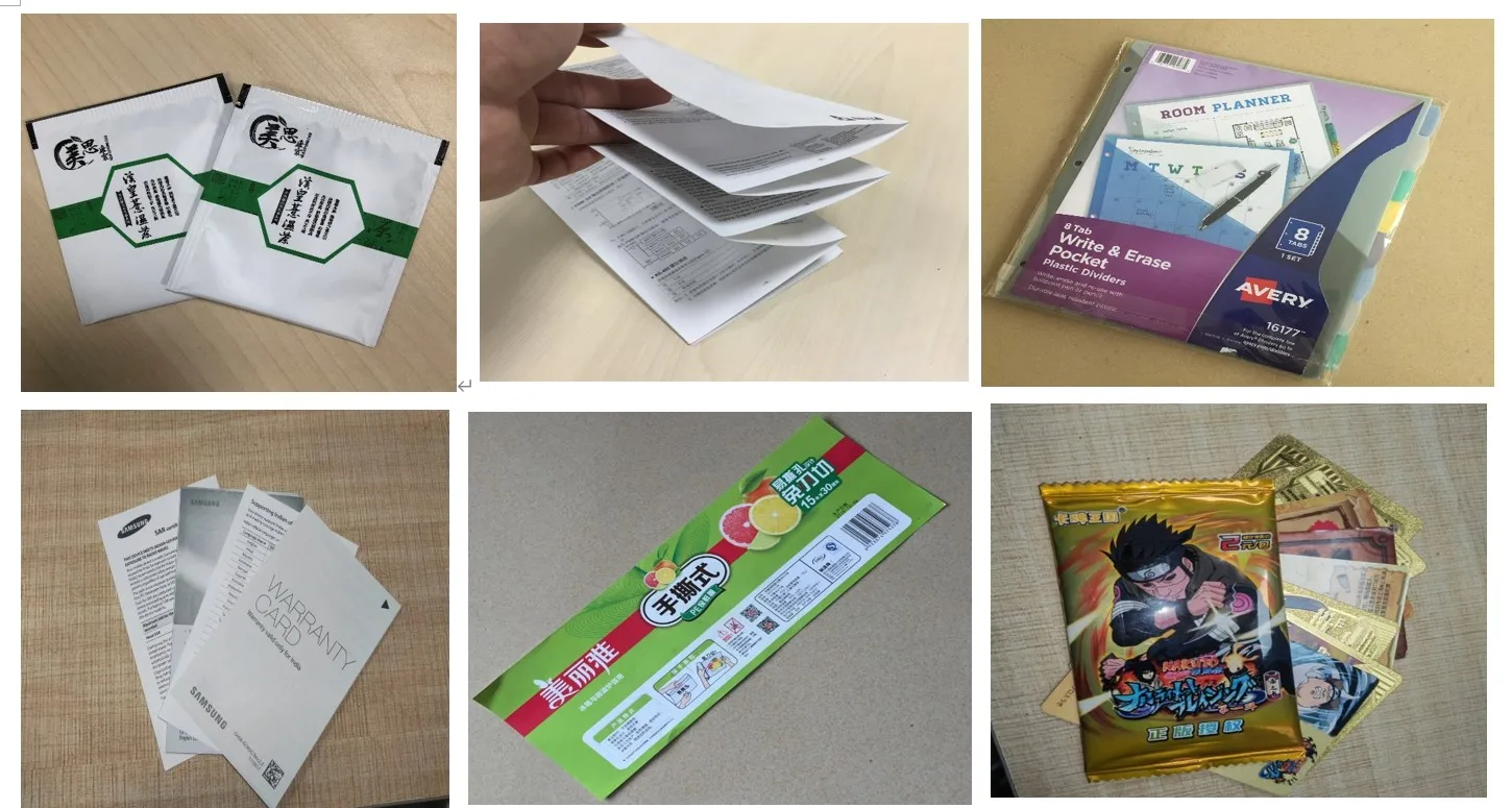 Paper Sheets Forms Posters Corrugated Material Plastic Cards Envelopes ...