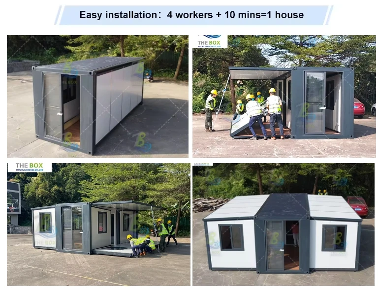Granny Flat House Expandable Container Home Container 40FT 20FT Folding ...