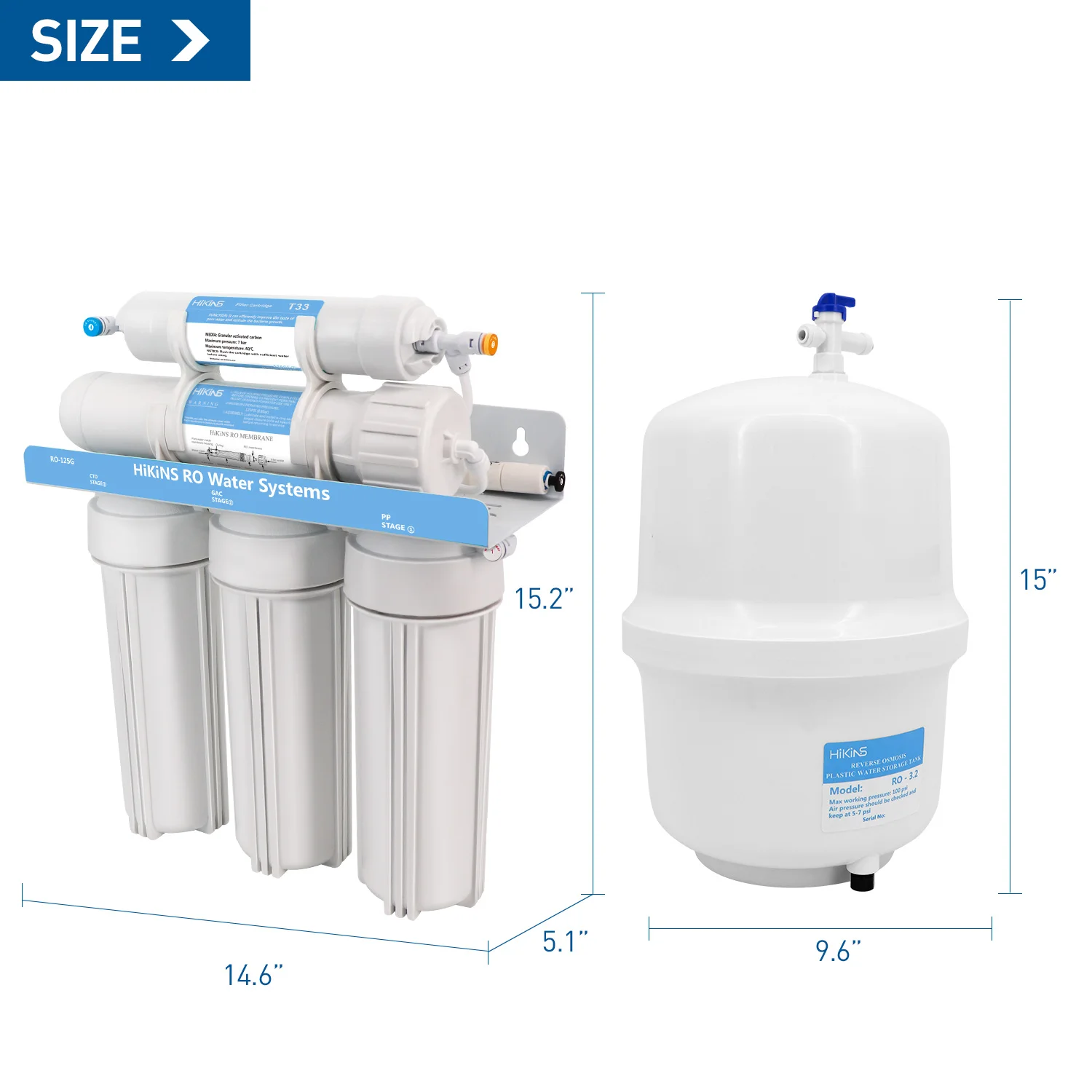 Wholesale Price Machine Pure 125gpd Reverse Osmosis Household Sink ...