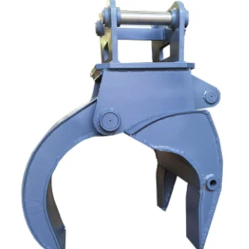 Excavator With Telephone Pole Gripper,Grasping Machine Grasping Pole ...