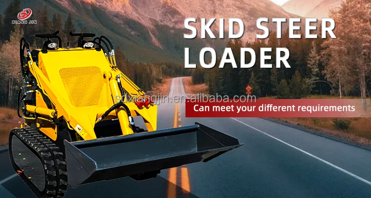 Small Multi-Function Skid Steer Loader for Construction & Farms