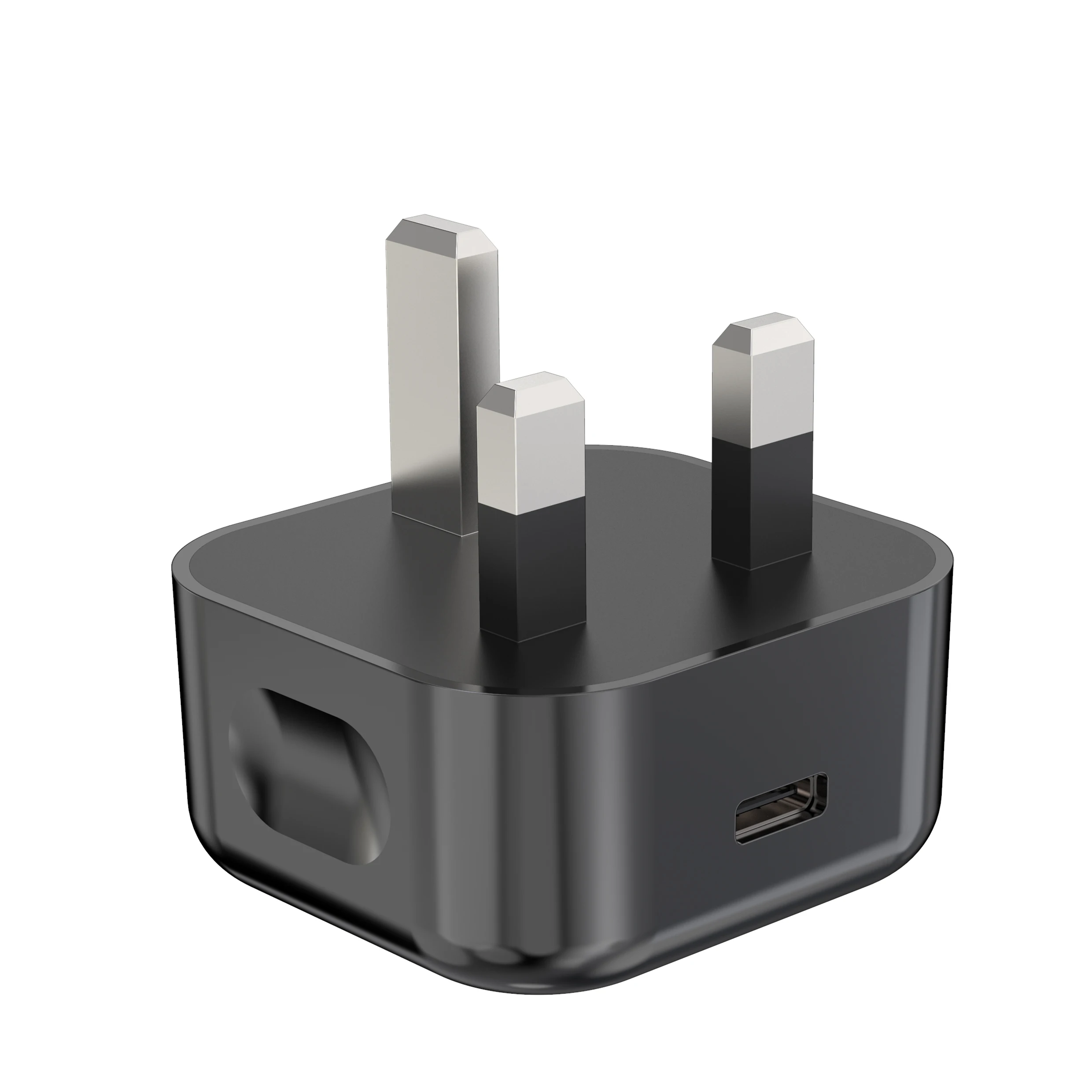 Ce Ukca Certificate 20w 3 Pin Uk Plug Wall Charger Usb-c Type C Power ...