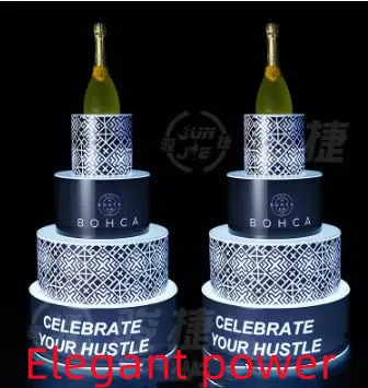 Night Club Bar Lounge Display Racks Vip Bottle Presenter Led Service ...