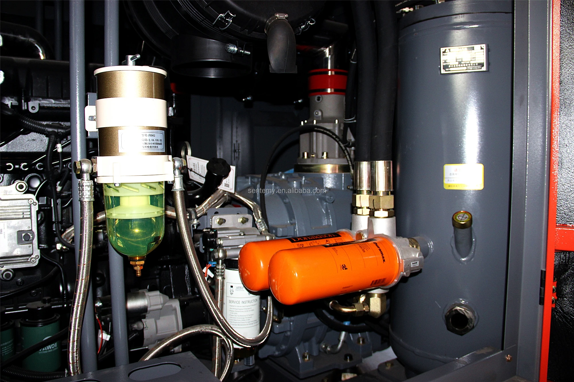 S85T Air Compressor Diesel Screw Portable Air Compressor Use in ...