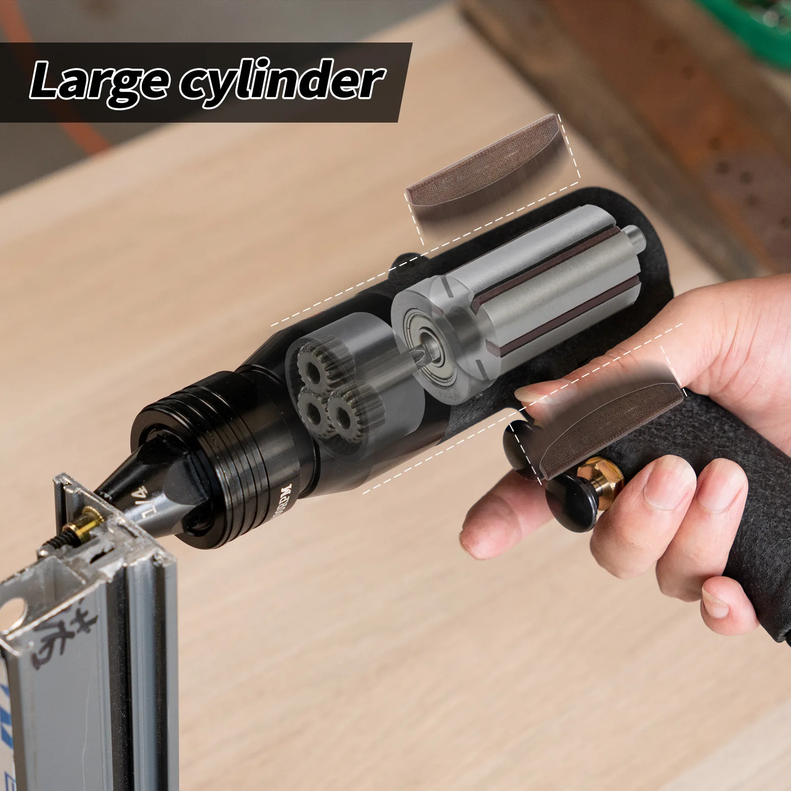 Heavy Duty Black Adjustable Powerful Pneumatic Riveting Portable Air ...