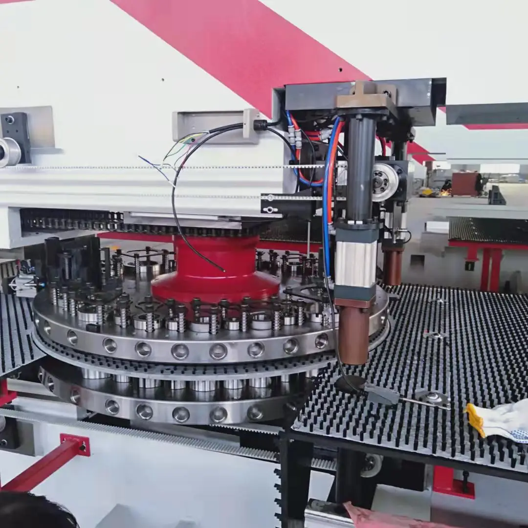 Full Automatic Electric Cnc Turret Punching Machine - Buy Automatic ...