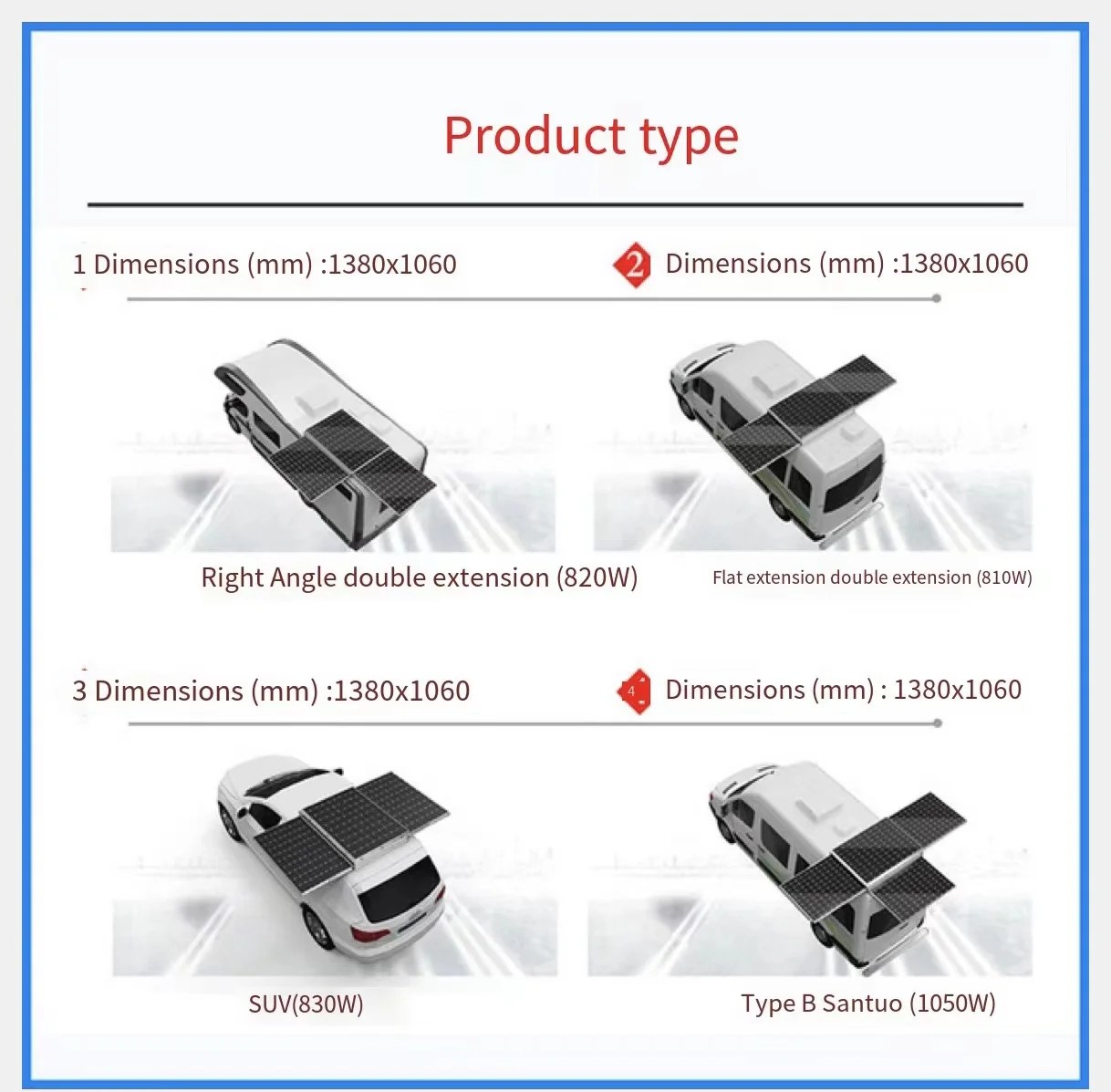 Hybrid Solar Panel Kit Power Energy System Storage for Rv/car/suv/truck ...