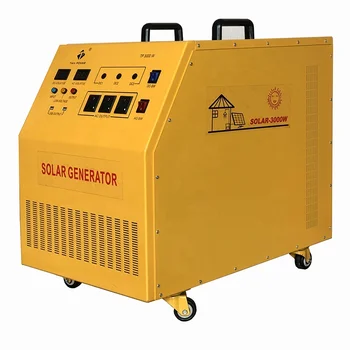 Whole House 220v 3000w Portable Solar Power Generator Running Solar ...