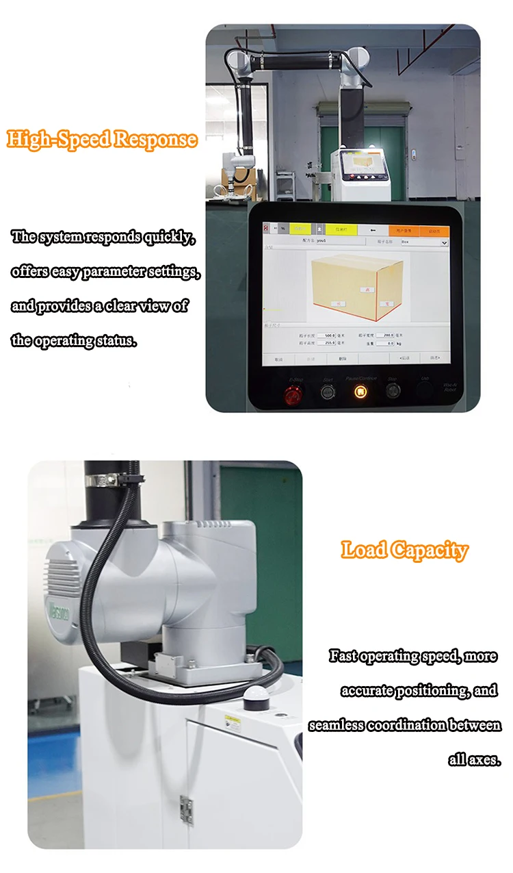 Versatile Collaborative Robot Palletizer with Custom Gripper for Box ...