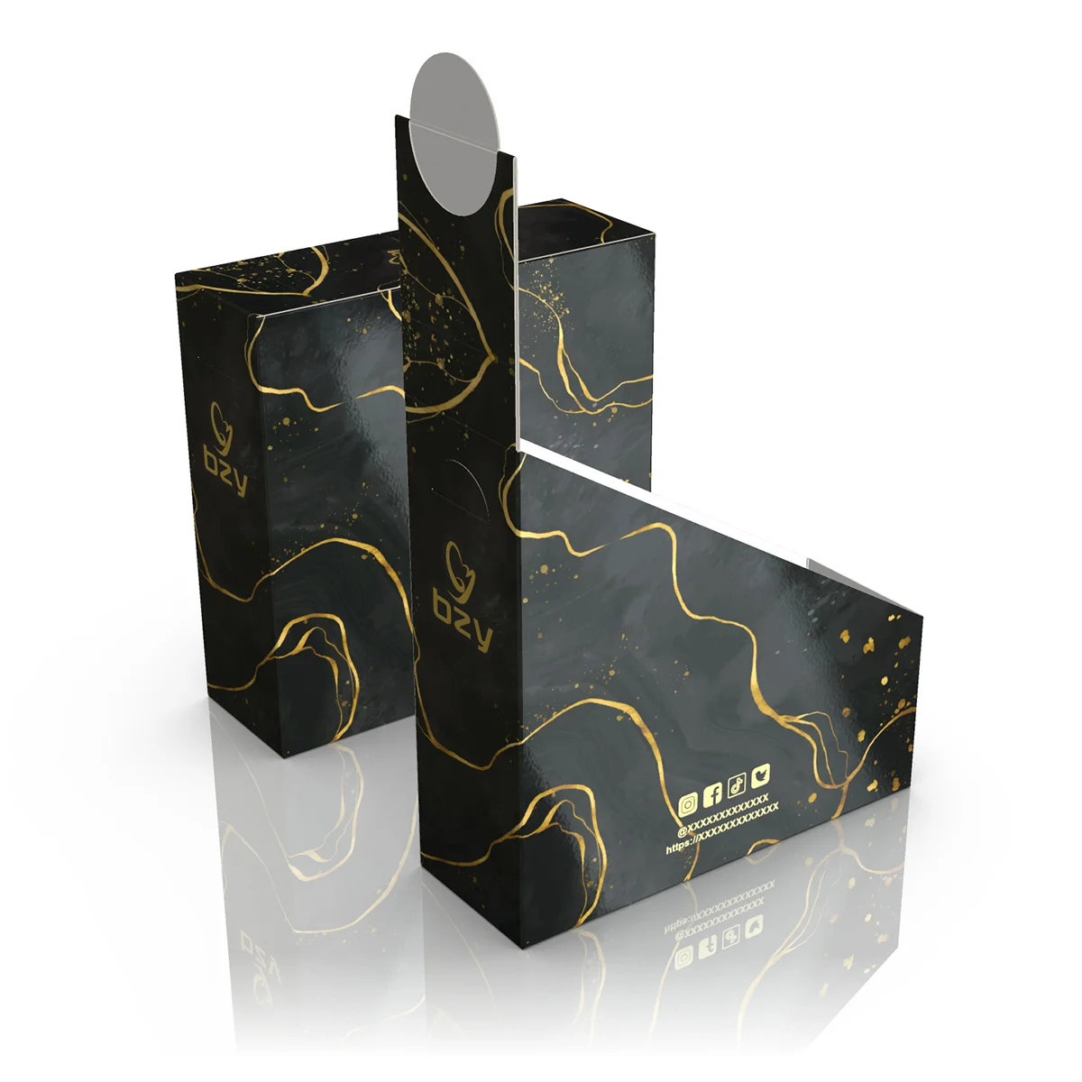 Retail Printed Snacks Cardboard Display Box Customized Corrugated ...