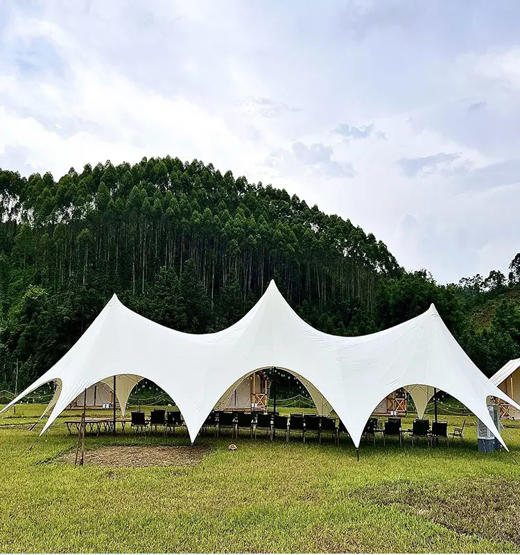 Outdoor Event Tents - Durable, Uv-Resistant Star Shaped Tents