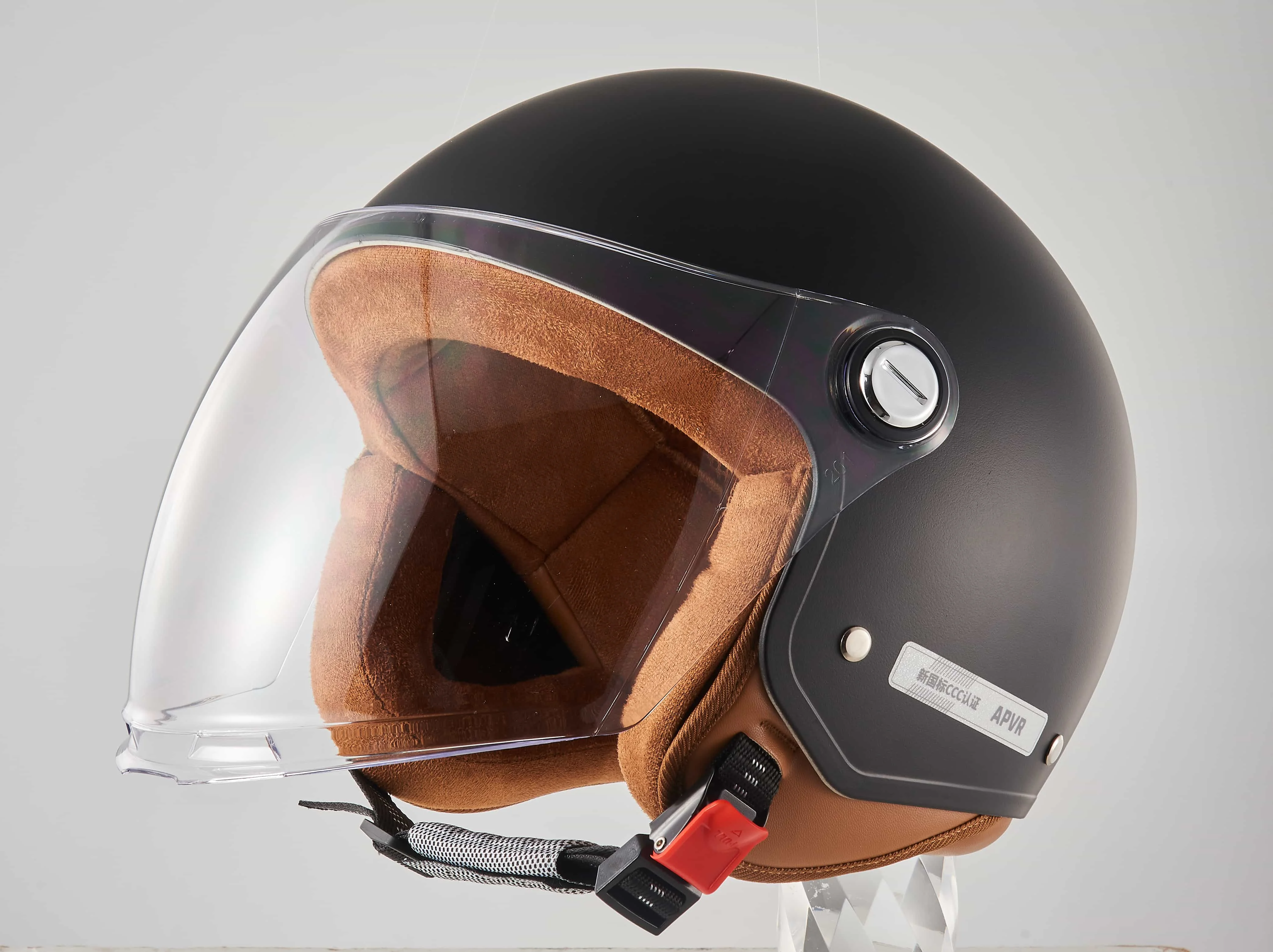 ABS 3/4 Half Open Face Retro Motorbike Safe Driving Oem Helmet