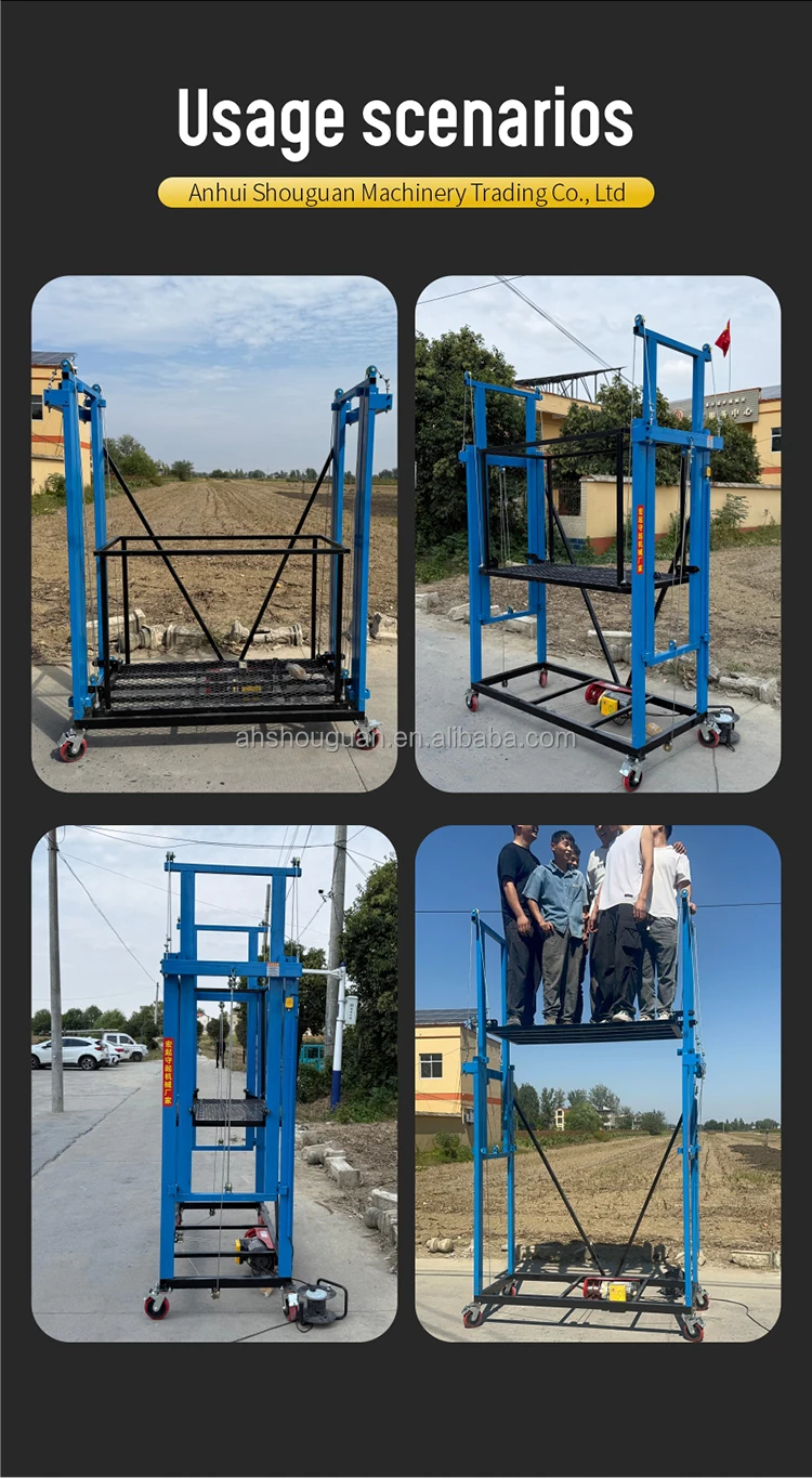 Electric Lifting Machine - Scaffolding Hoists Crane Ladder Lifter