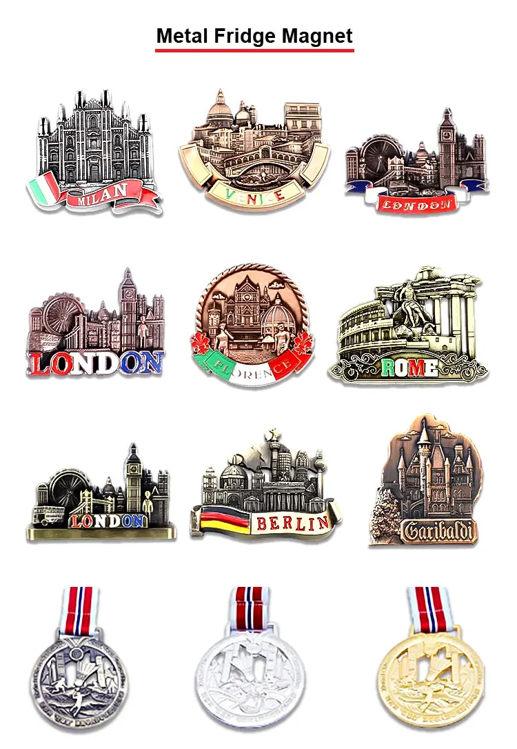 Custom Promotional 3d Polyresin Resin Fridge Magnet Customized Country ...