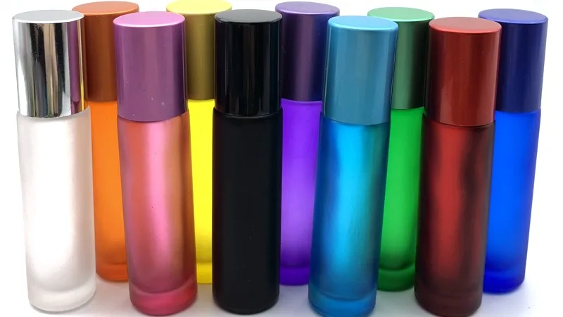 Plant Extract 10ml Uv Coating Glass Roll On Perfume Bottle,Amber ...