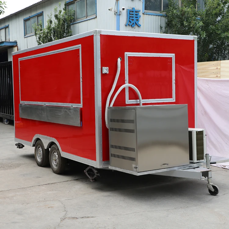 Traditional Food Cart Chinese Dishes Food Truck Wok Trailer Chinese ...
