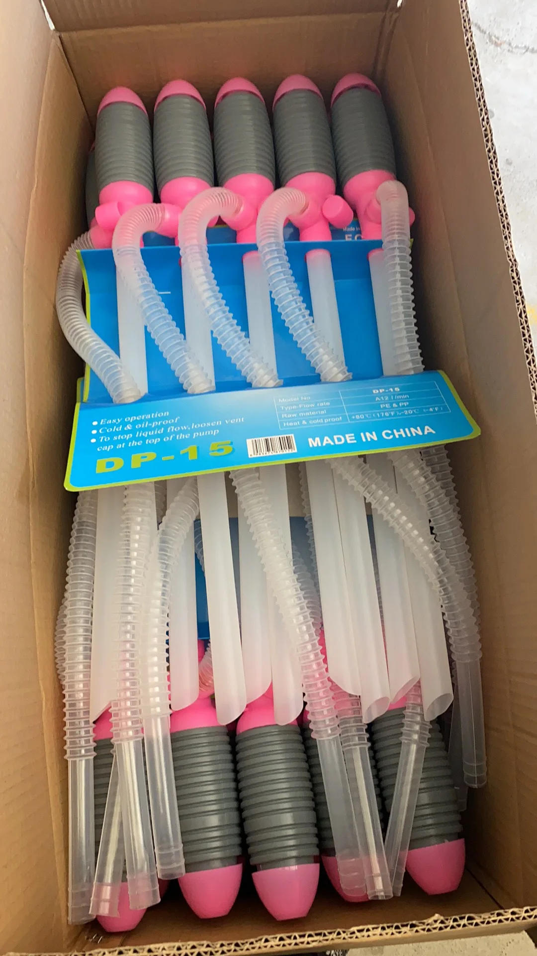 Manual Siphon Liquid Transfer Plastic Syphon Pump Tube Pump - Buy ...