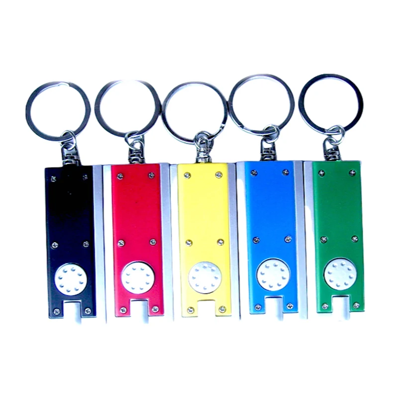 Led Small Flashlight Rechargeable Cob Keychain Flashlight Led Red Led ...
