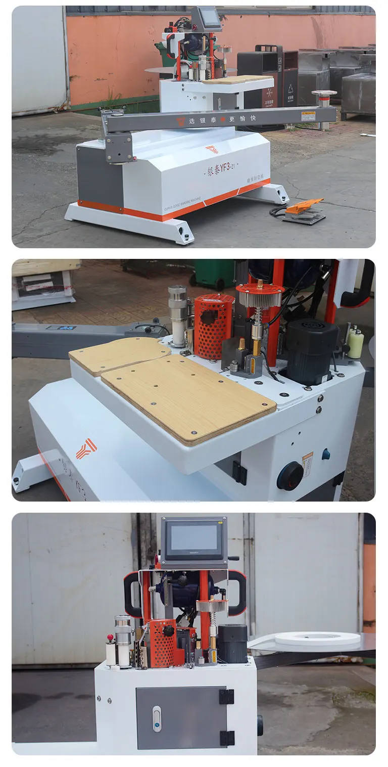 Dtmach Furniture Pvc Manual Curved Edge Bander Machine Round Wood ...