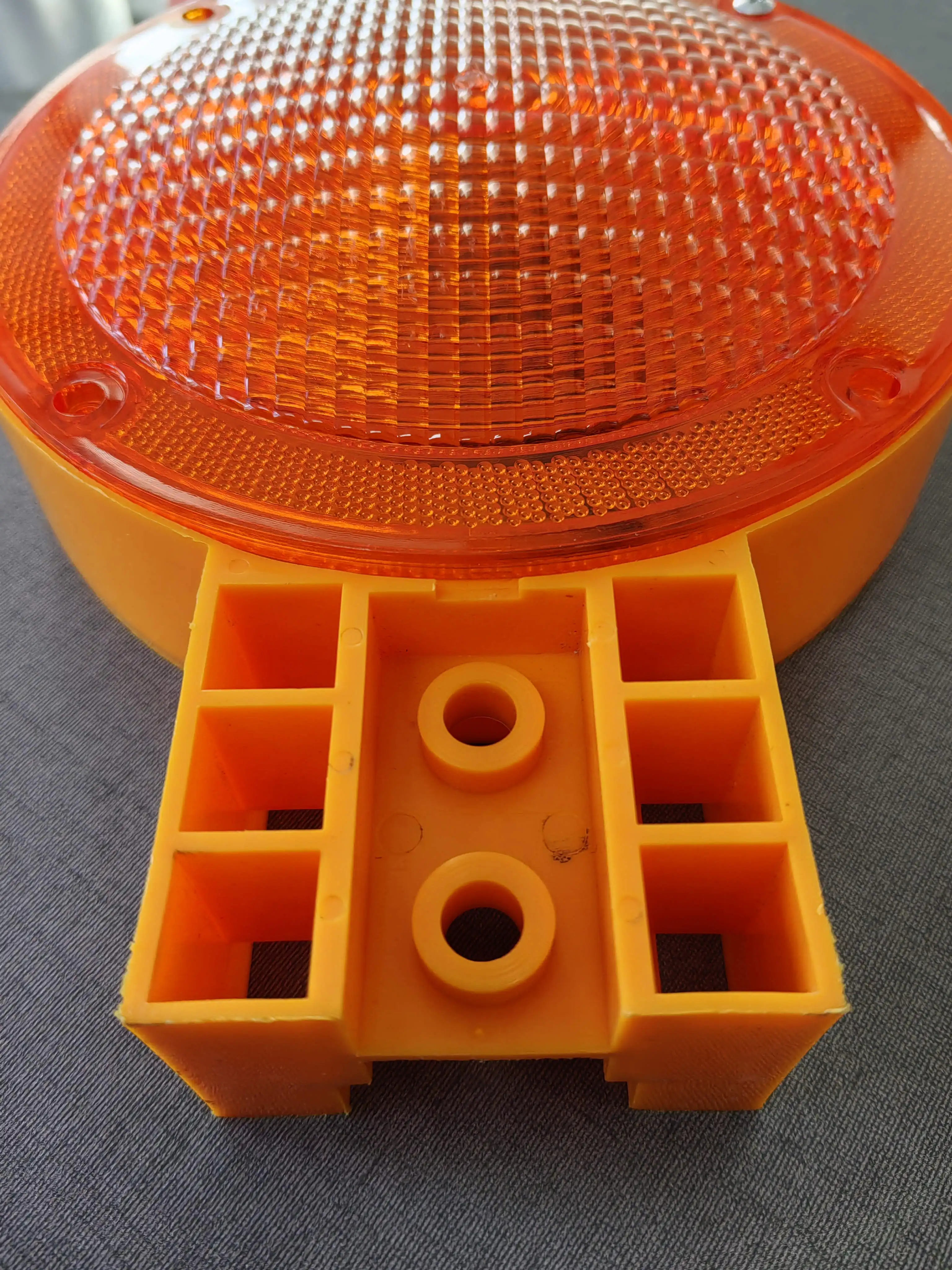 Blinking Led Warning Lights Powered Traffic Barricade Warning Solar ...
