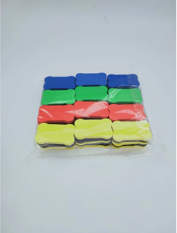 Promotional 70x40x20mm Bone Shape Magnetic Whiteboard Eraser For ...