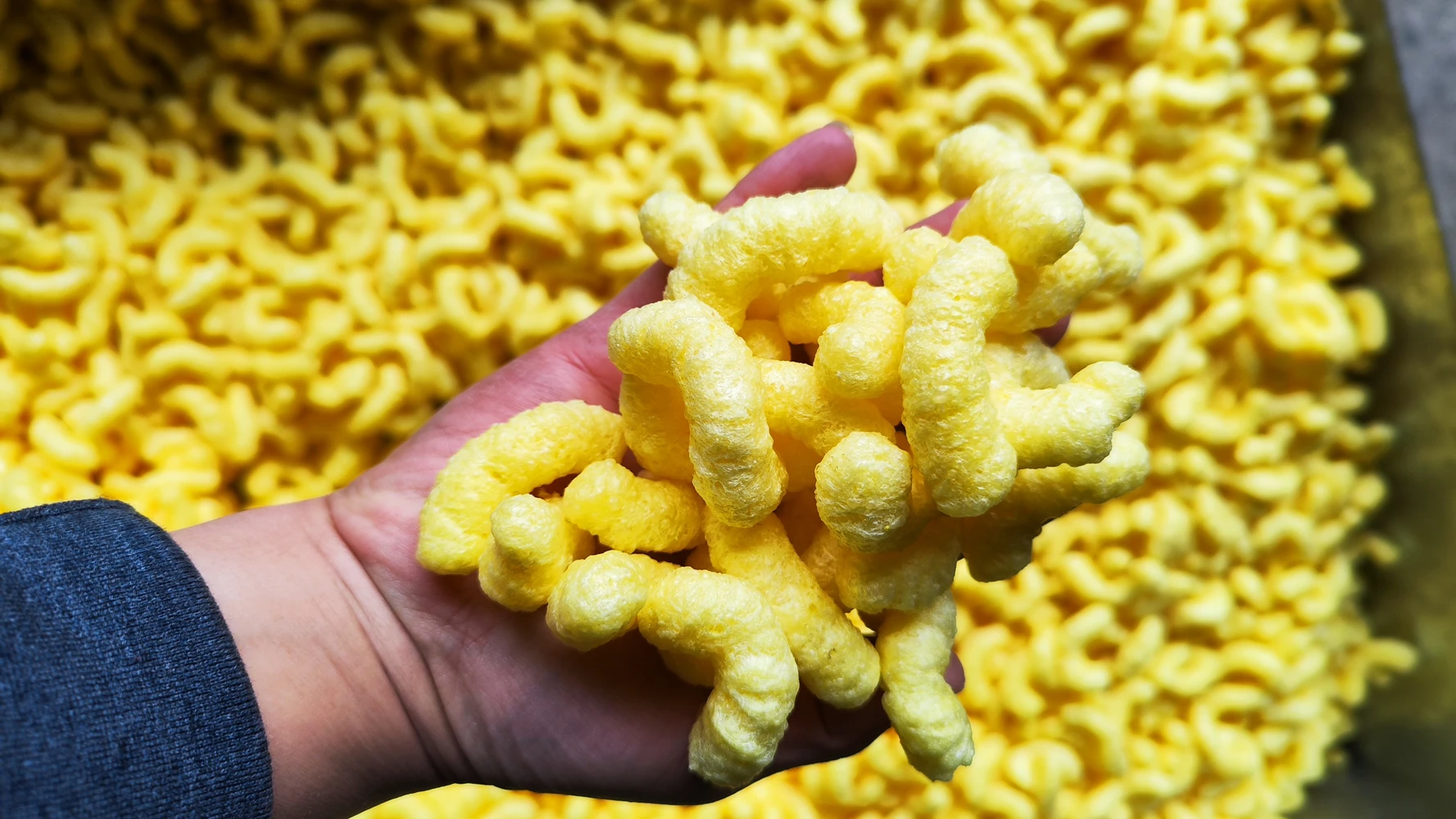 Electric Small Corn Puff Machinepuff Snack Food Cheese Ball Machine ...